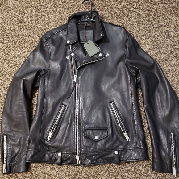 All Saints | Jackets & Coats | All Saints Mild Biker Leather Jacket ...